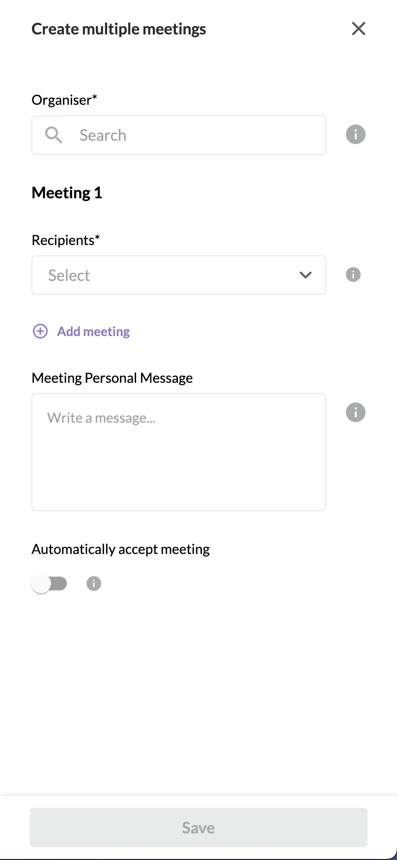 How To Create Multiple Meetings